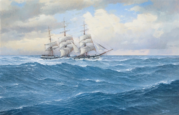 Uwe Lütgen | Full-Rigged Ship | MutualArt