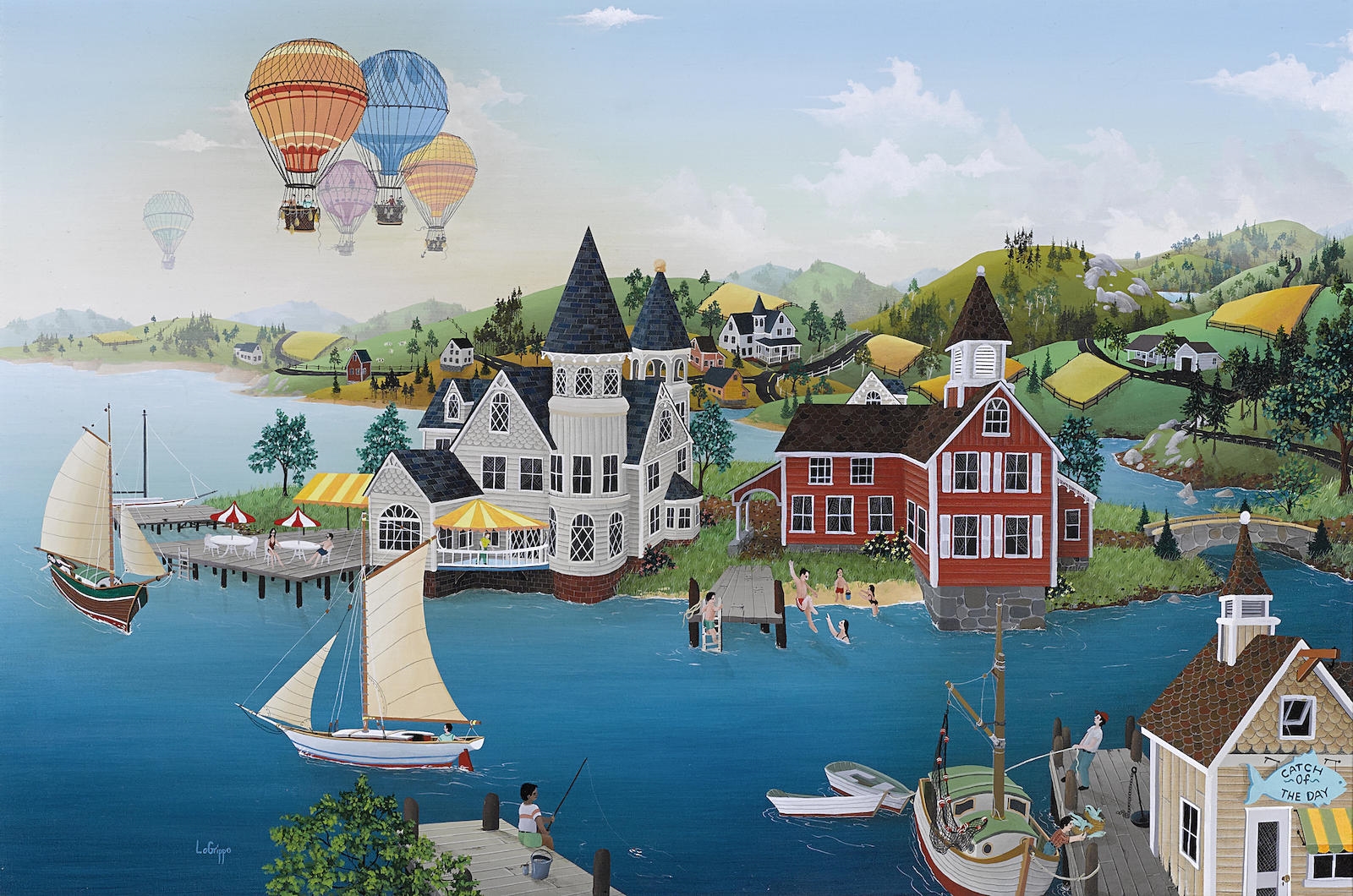 Robert LoGrippo | Catch of the Day | MutualArt