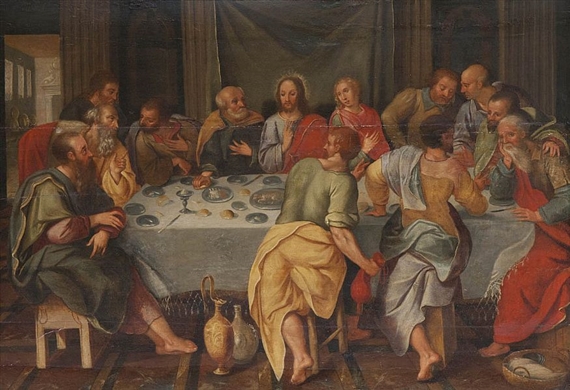 Antwerp School, 17th Century | The Last Supper | MutualArt