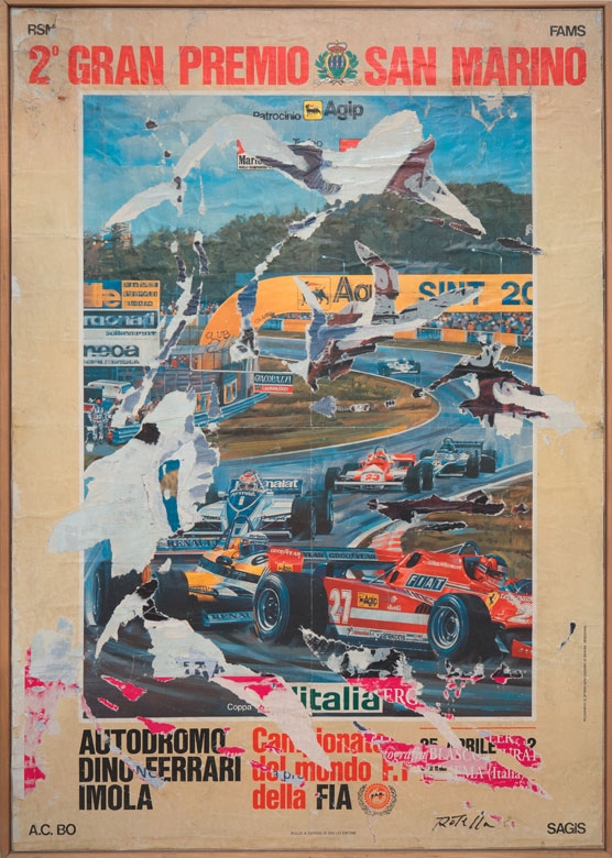 Mimmo Rotella | Cleopatra (1973) | MutualArt