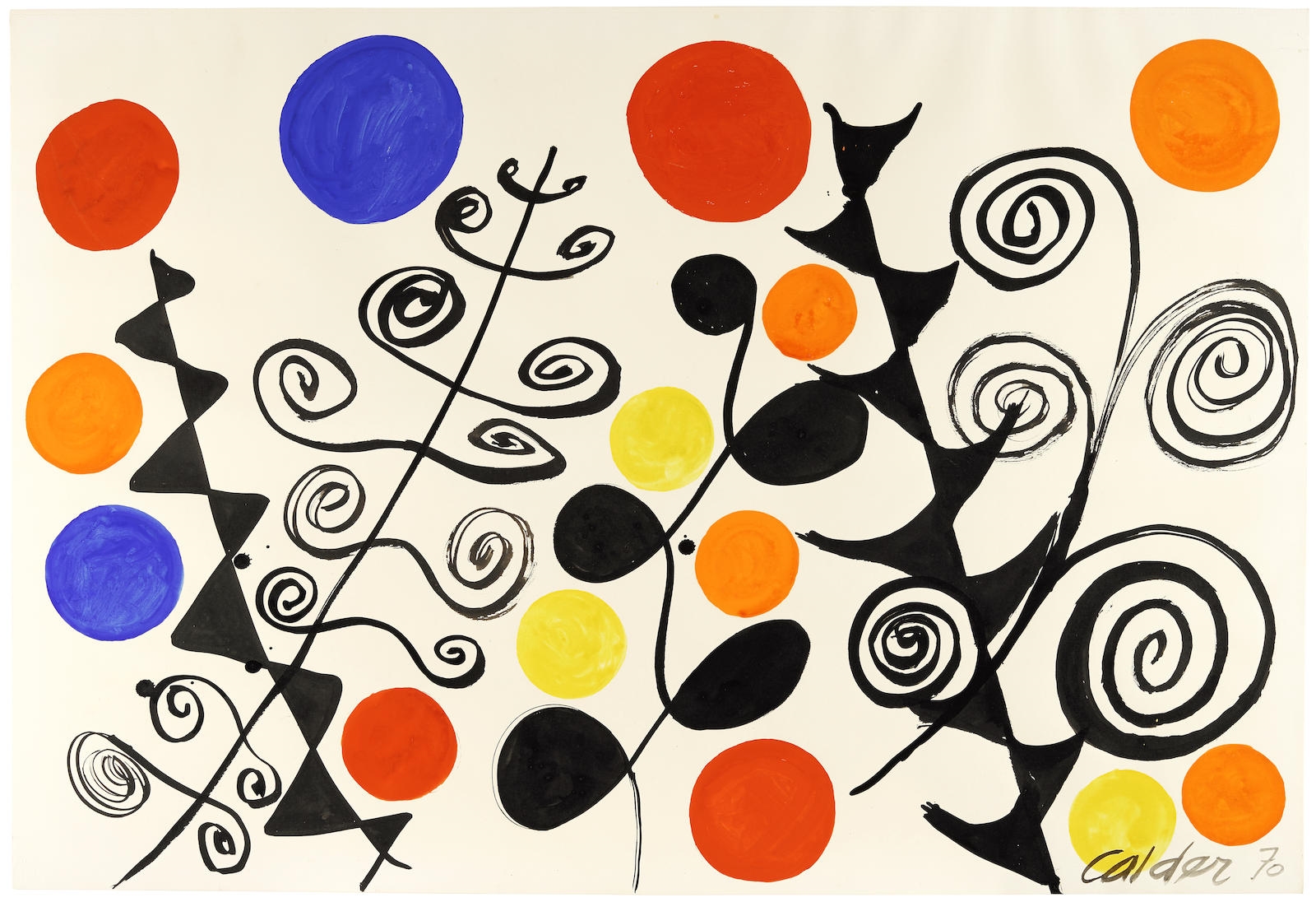 Alexander Calder | Snakes Puzzles (1970) | MutualArt