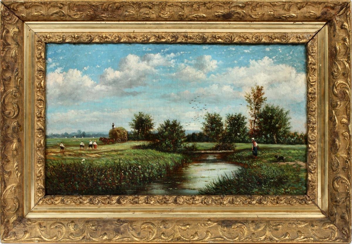Alfred Augustus Glendening Jr. | ENGLISH LANDSCAPE, LOWER THAMES ...