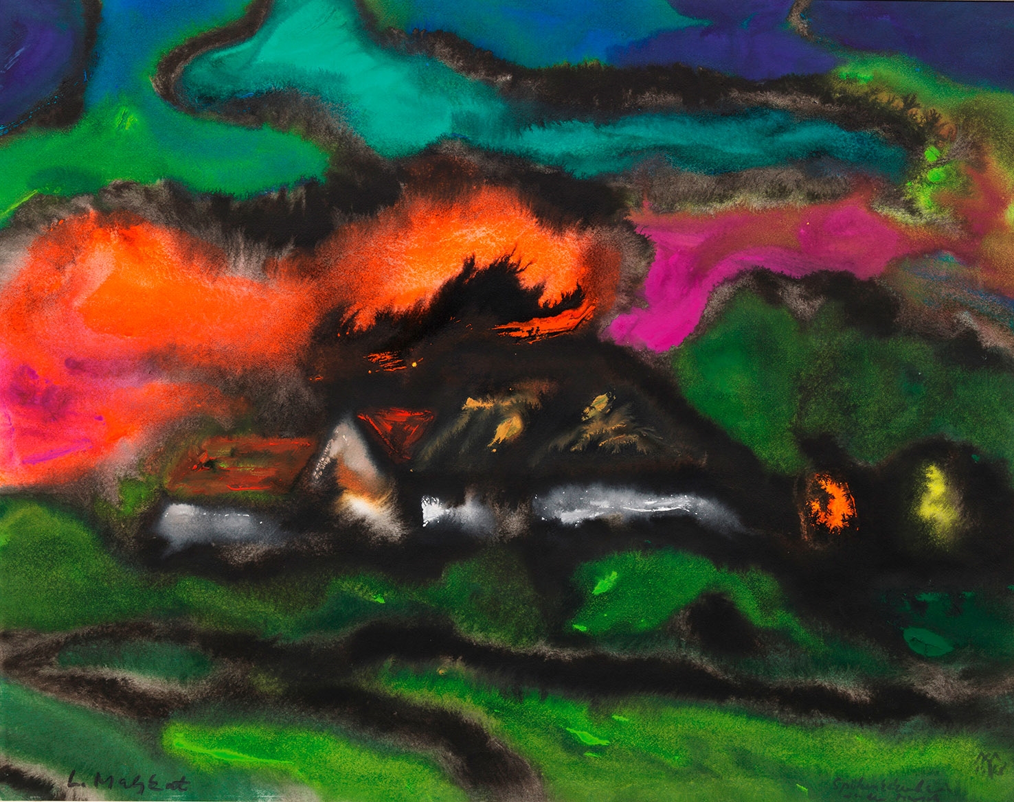 Lothar Malskat | Friesenhaus in der Marsch | MutualArt