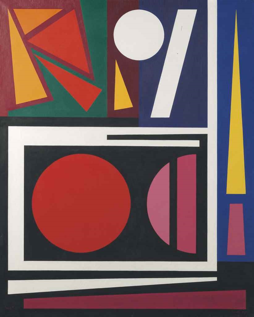 Auguste Herbin | Nid (1955) | MutualArt