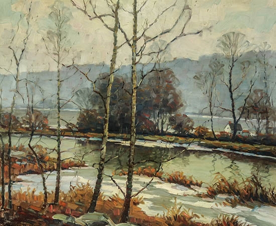 Benson Bond Moore | View of the Potomac from the C & O Canal | MutualArt