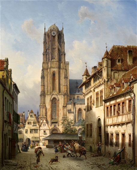 Michael Neher | Frankfurt am Main Cathedral (1860) | MutualArt
