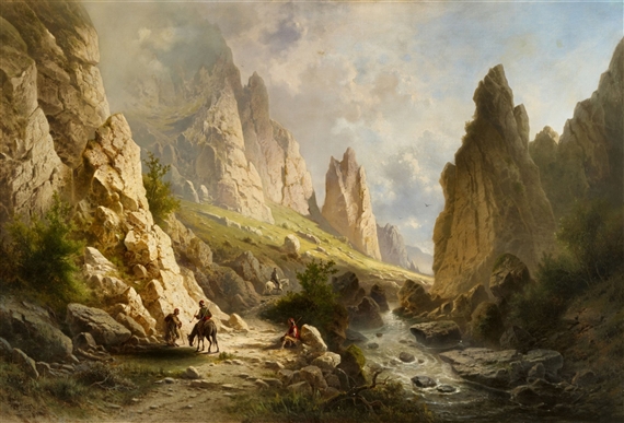 Albert Rieger | Mountainous Landscape | MutualArt