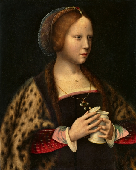 Joos Van Cleve | Portrait of a Lady as Mary Magdalene | MutualArt
