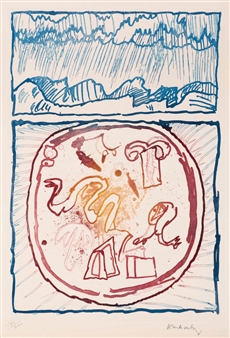 Pierre Alechinsky | Raisin I (1995) | MutualArt