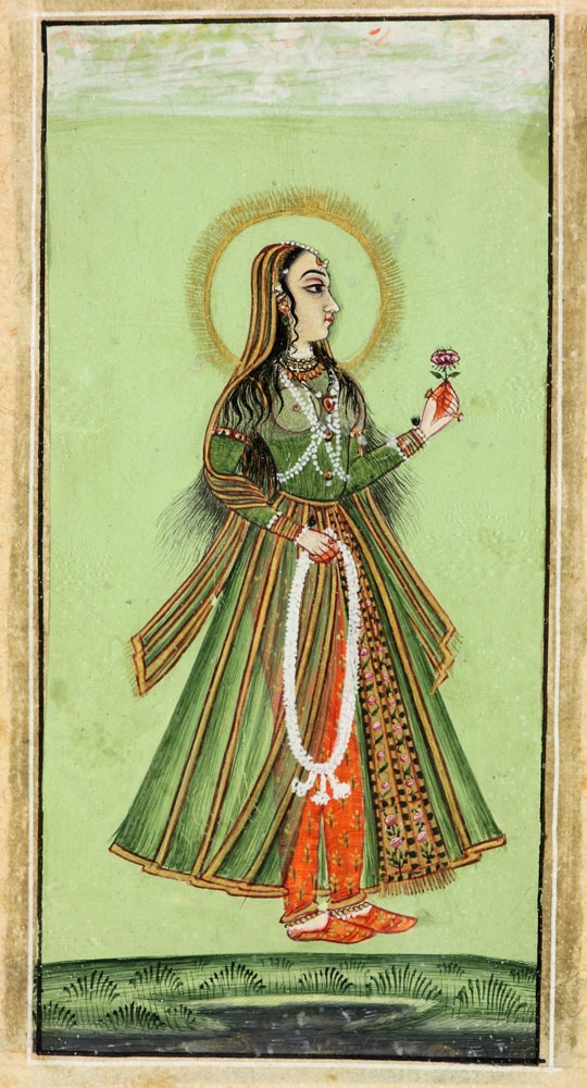Indian School, 18th Century | Portrait of Mughal Empress Noor Jahan ...