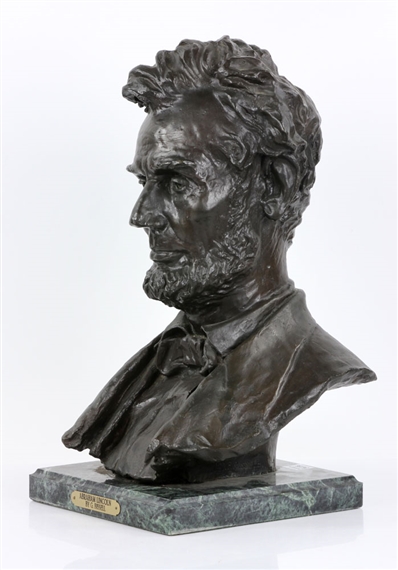 George Edwin Bissell | Portrait bust of Abraham Lincoln | MutualArt