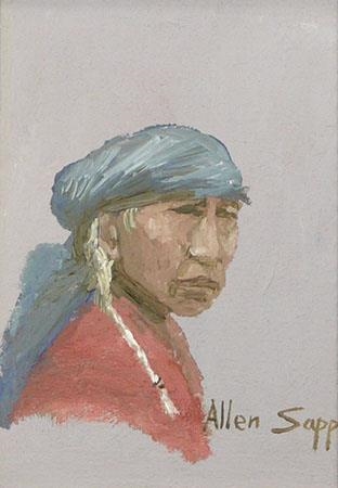 Allen Sapp | Untitled (Portrait) | MutualArt