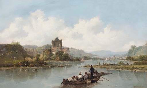 Alfred Henry Vickers | The ferry | MutualArt