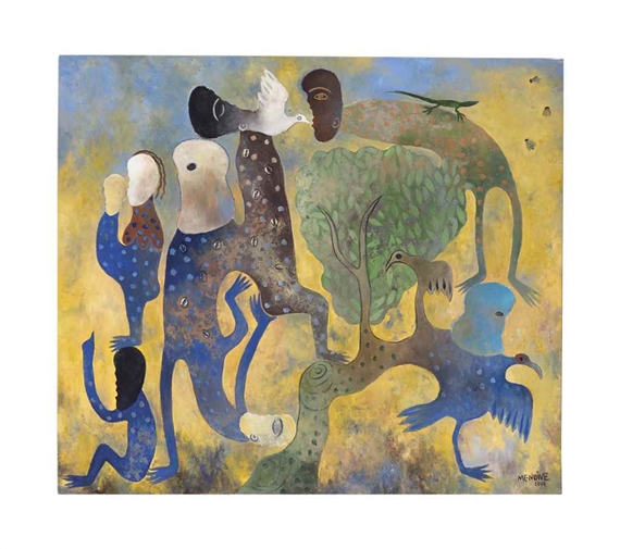 Artworks of Manuel Mendive (Cuban, 1944)
