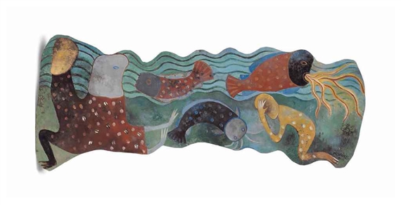 Artworks of Manuel Mendive (Cuban, 1944)