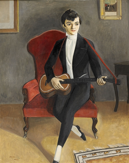 Einar Jolin | Porträtt av ung kvinna vid skrivbord (1916) | MutualArt