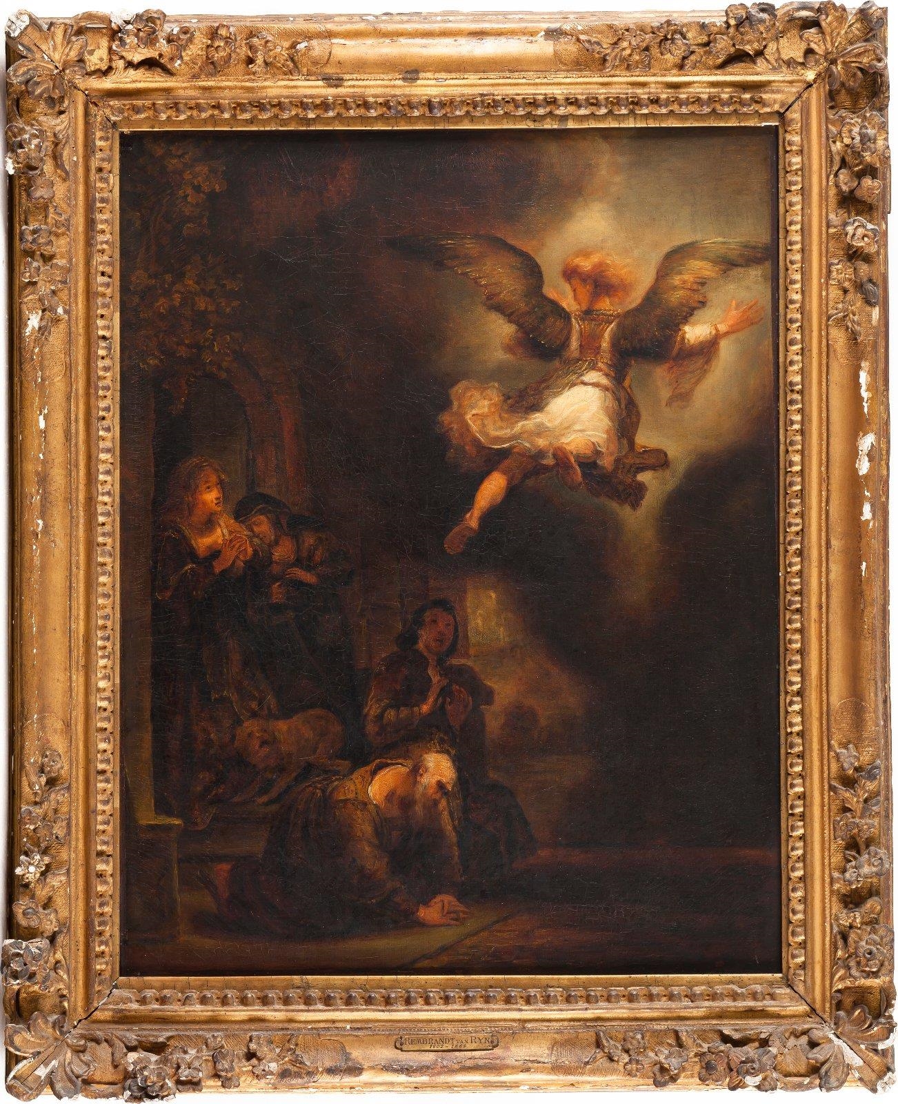 French School, 19th Century | L'Ange Raphael quittant Tobie | MutualArt