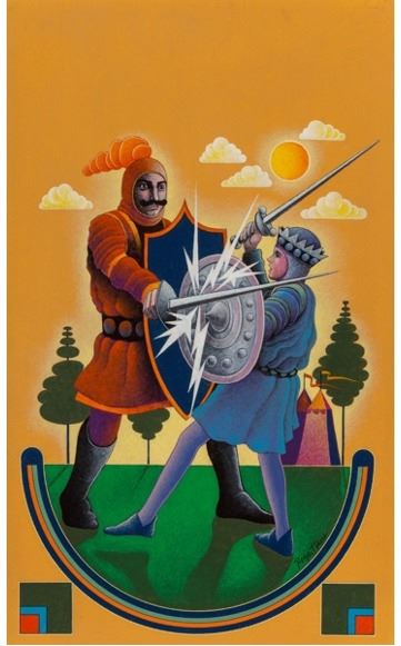 Roger Hane | Prince Caspian, book cover (1970) | MutualArt