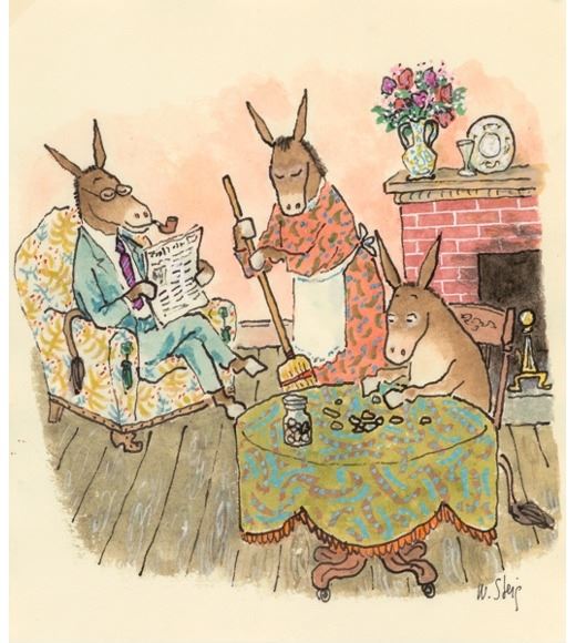 William Steig | One of his Hobbies was Collecting Pebbles of Unusual ...