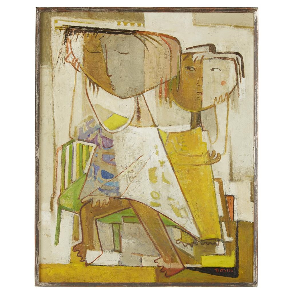 Ángel Botello | Girl in Red (1982) | MutualArt