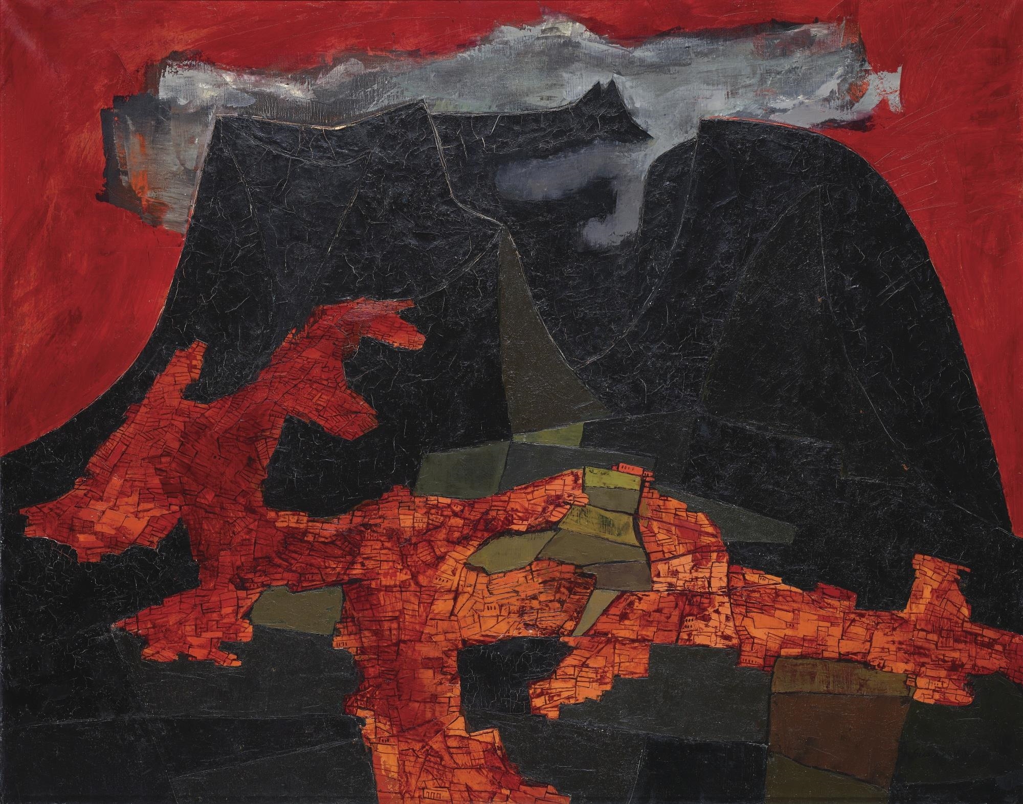 Oswaldo Guayasamín | PAISAJE DE QUITO (Circa 1964) | MutualArt
