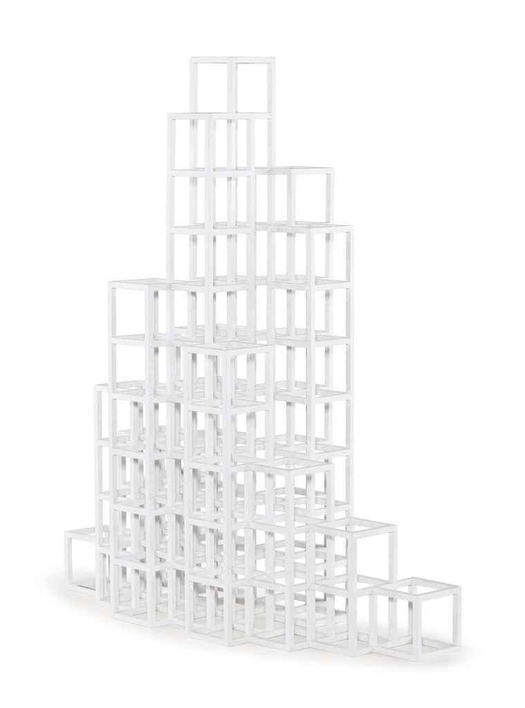 Sol LeWitt | Cube Structure Based on Five Modules (Circa 1975) | MutualArt