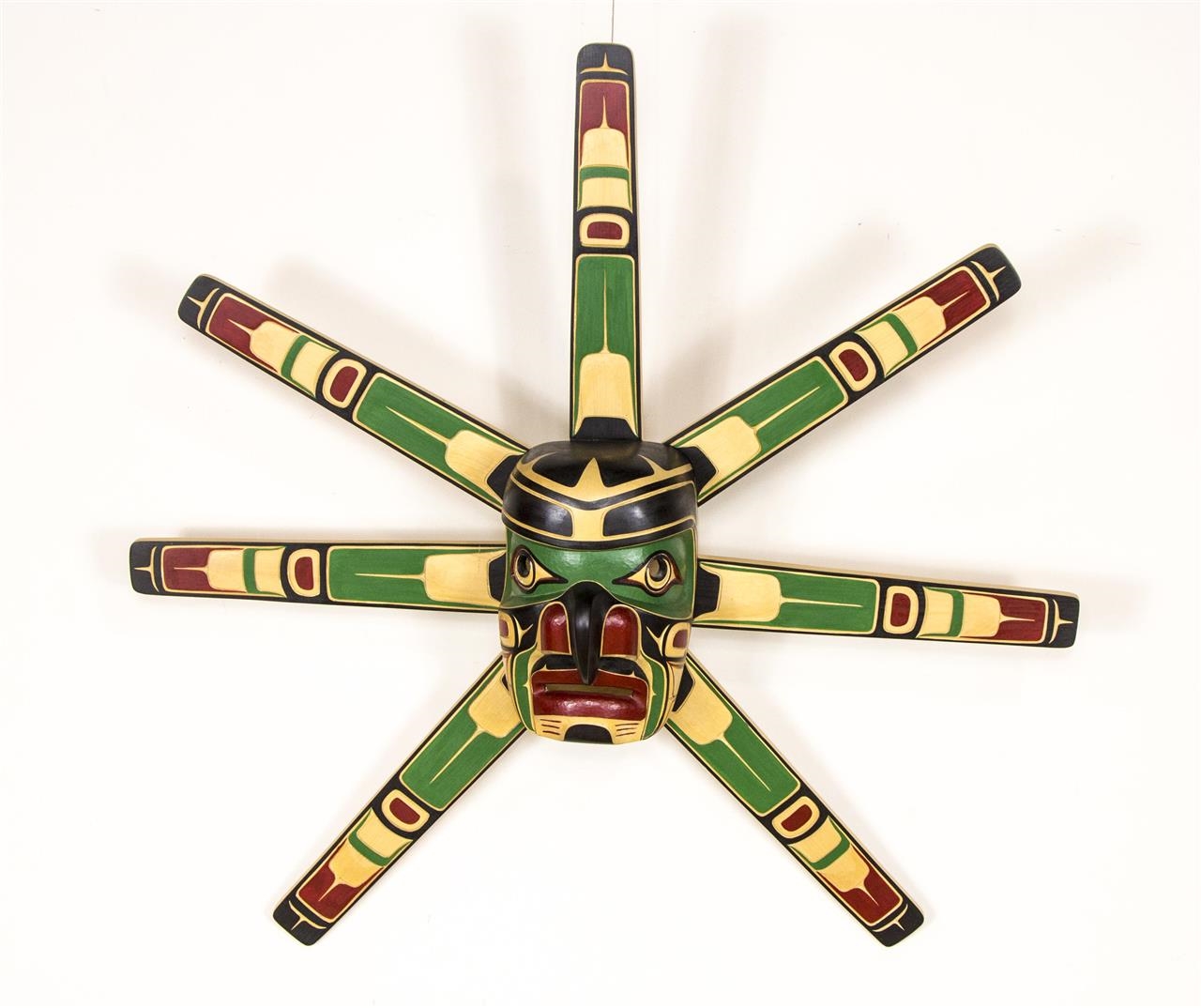 Derek Heaton | Untitled - Sun Hawk mask | MutualArt