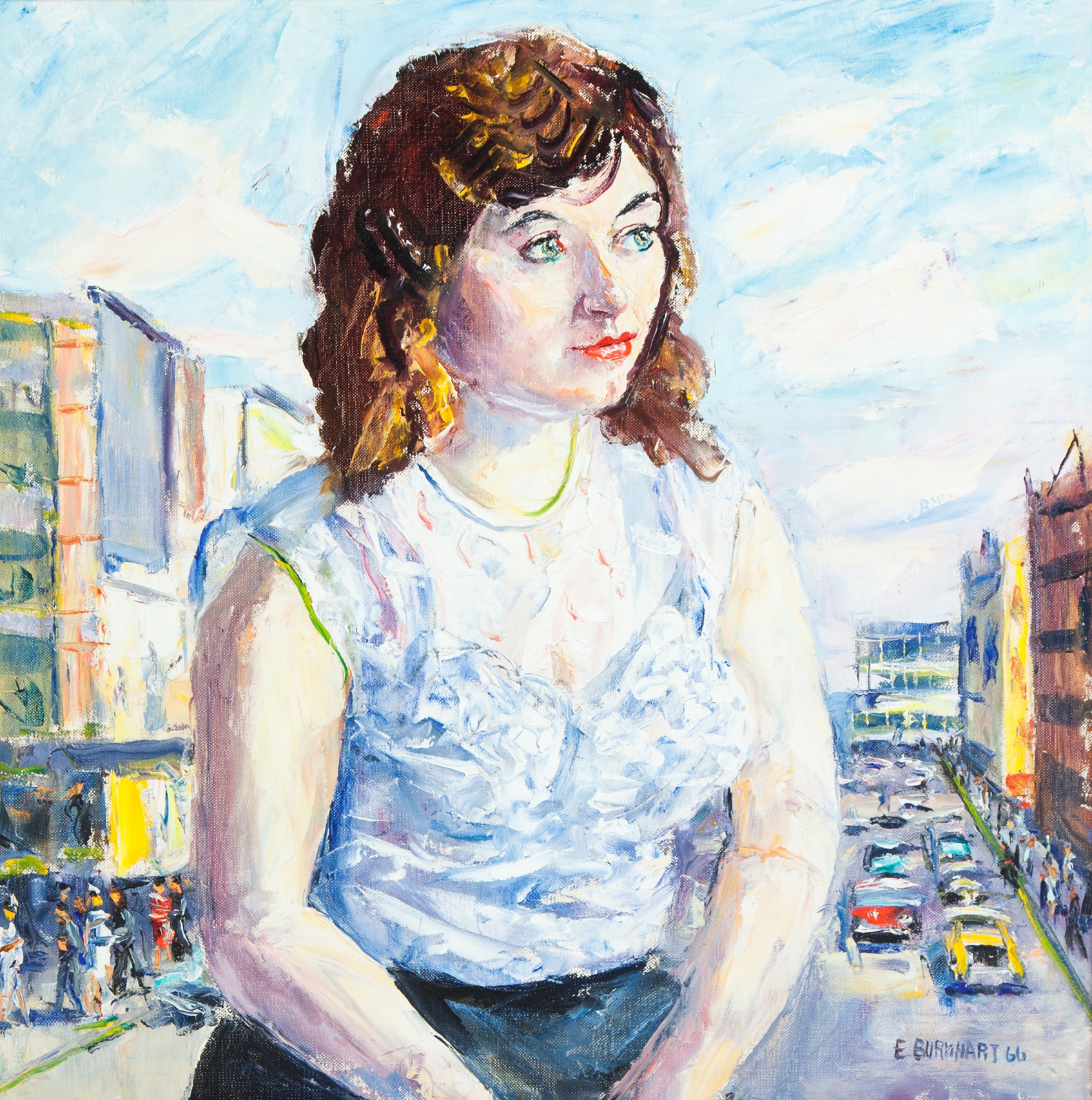 Emerson Burkhart | PORTRAIT OF A WOMAN (1966) | MutualArt