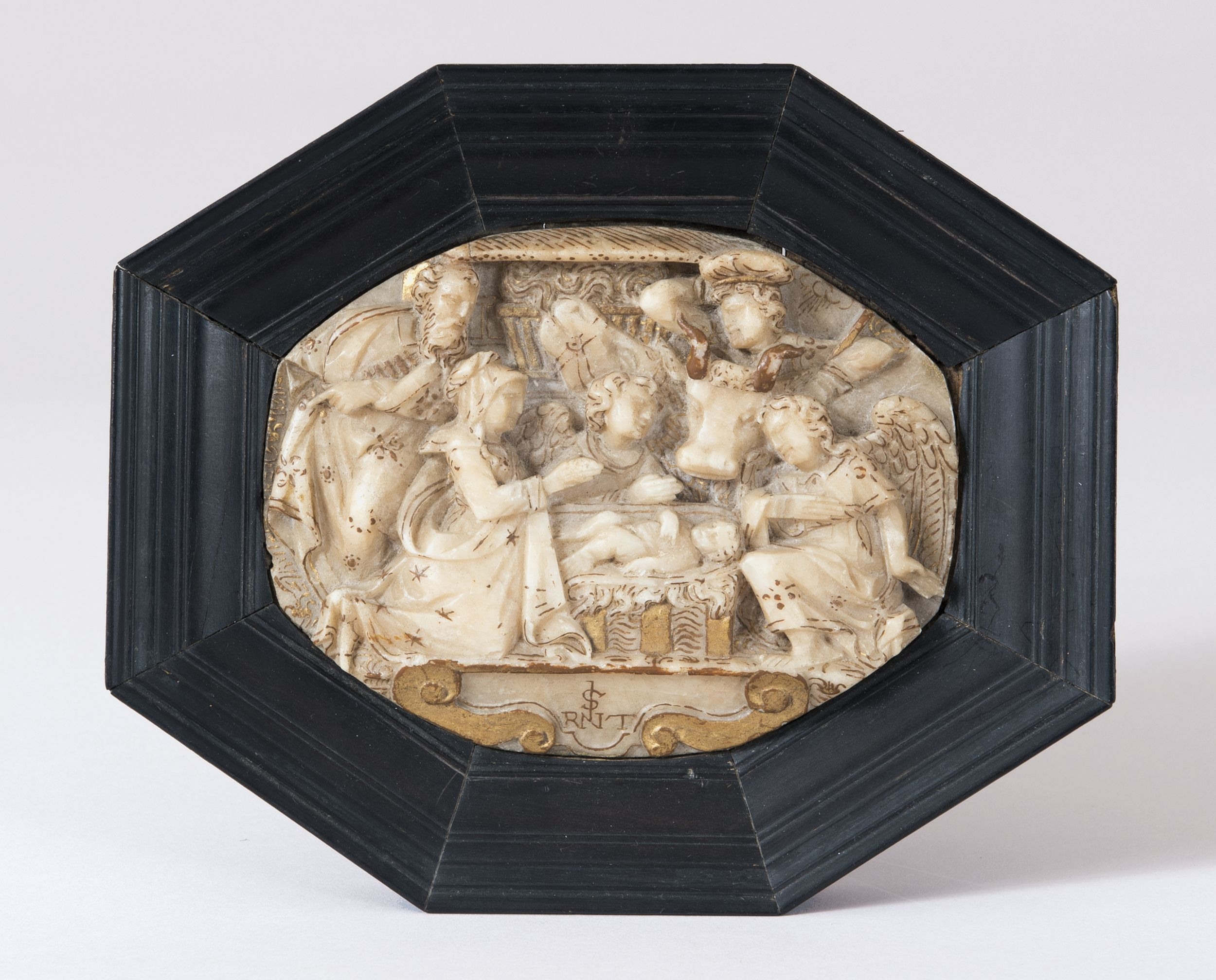 Antwerp School, 16th Century | The Nativity of Jesus and the Adoration of the Angels (16th ...