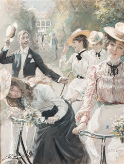 Oscar Bluhm | 38 Artworks at Auction | MutualArt