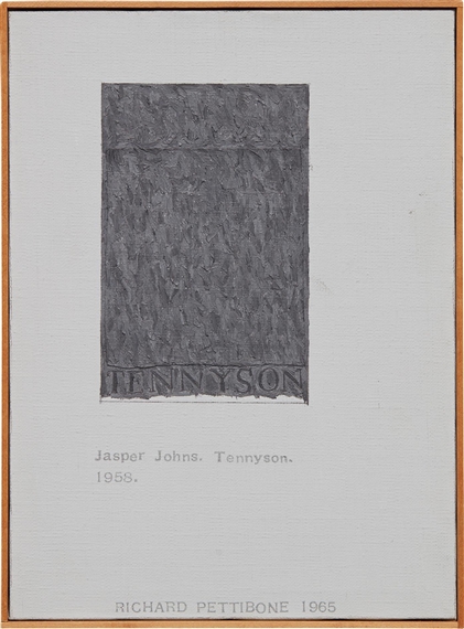 Richard Pettibone | Jasper Johns, Tennyson (1965) | MutualArt