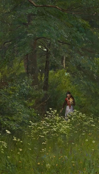 Johann Sperl | On the Flower Meadow | MutualArt