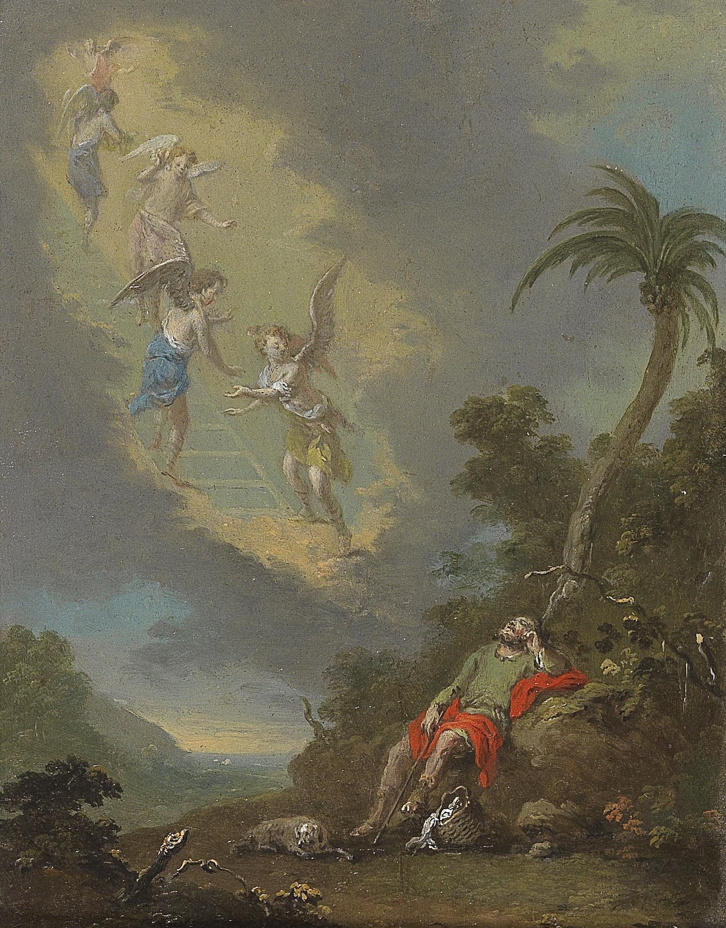 Norbert Joseph Carl Grund | Jacob’s Dream of the Ladder to Heaven (Gen ...