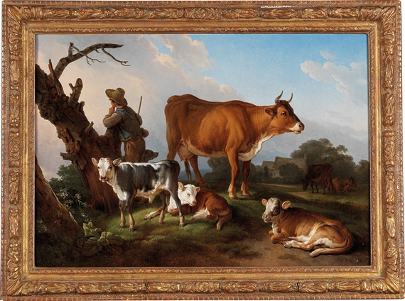 Jean-Baptiste Huet | A pair of pastoral scenes (1800) | MutualArt