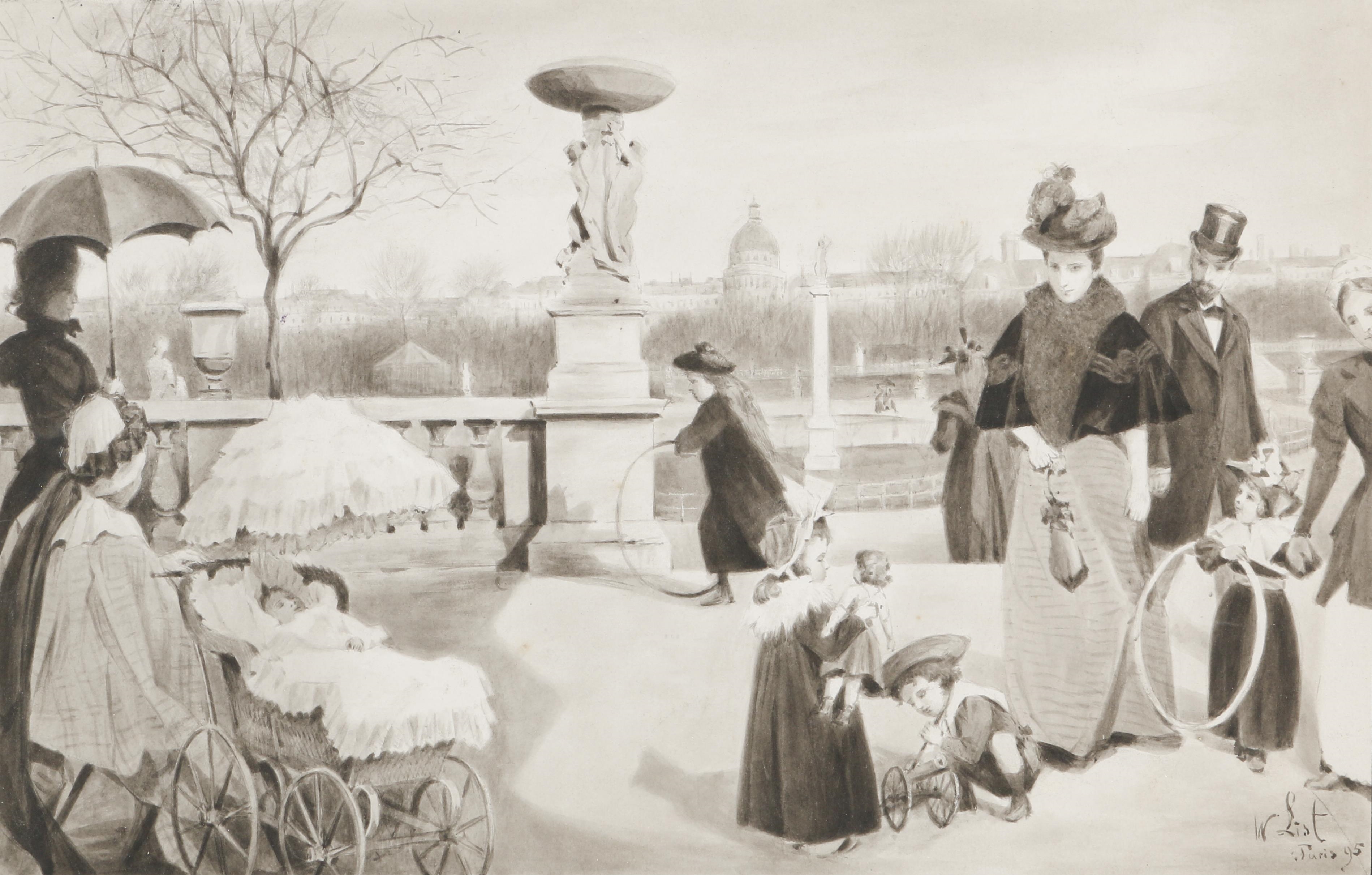 Wilhelm List | Erste Frühlingssonne im Luxembourggarten | MutualArt