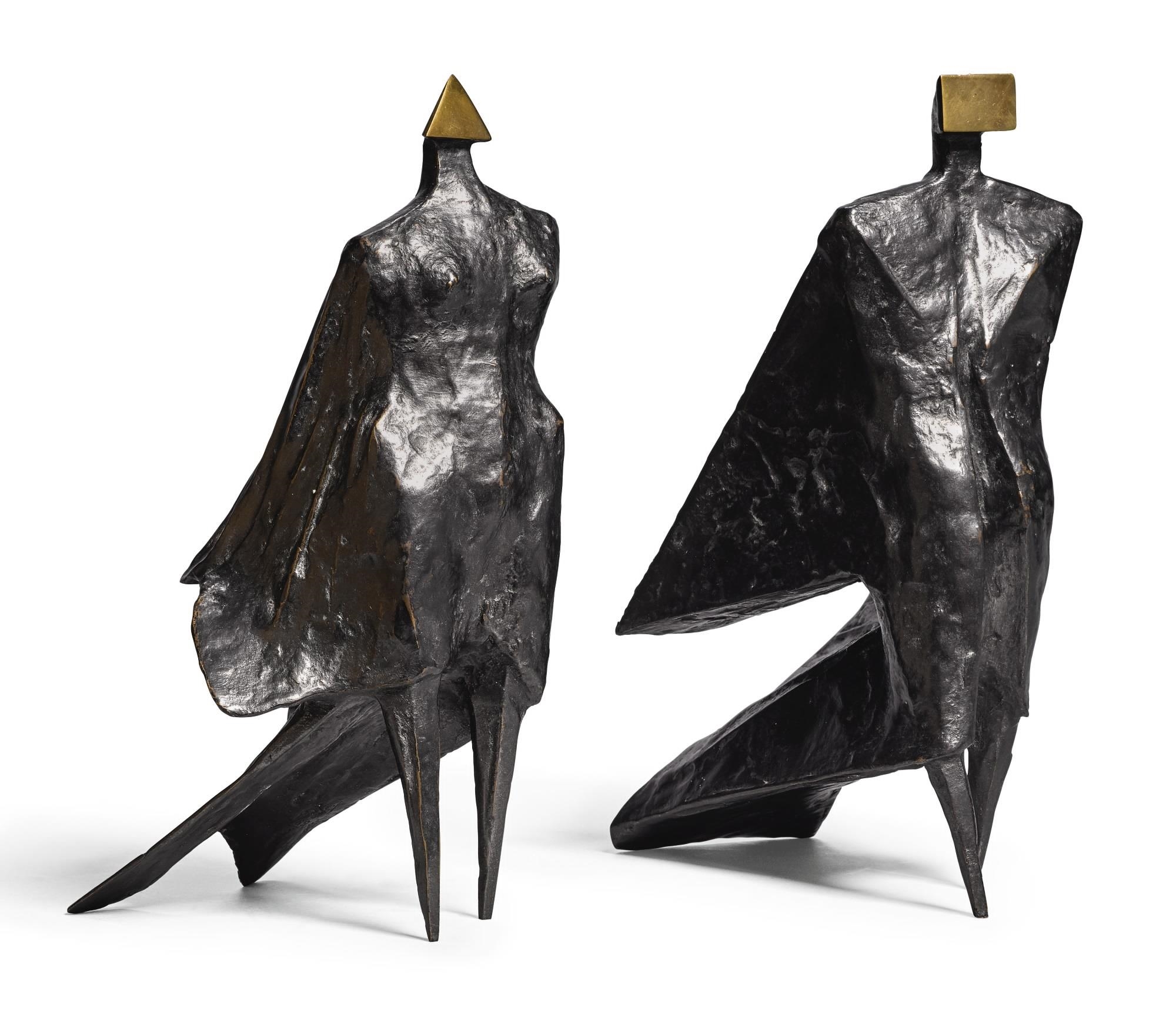 Lynn Chadwick | Pair of Cloaked Figures IV (1978) | MutualArt