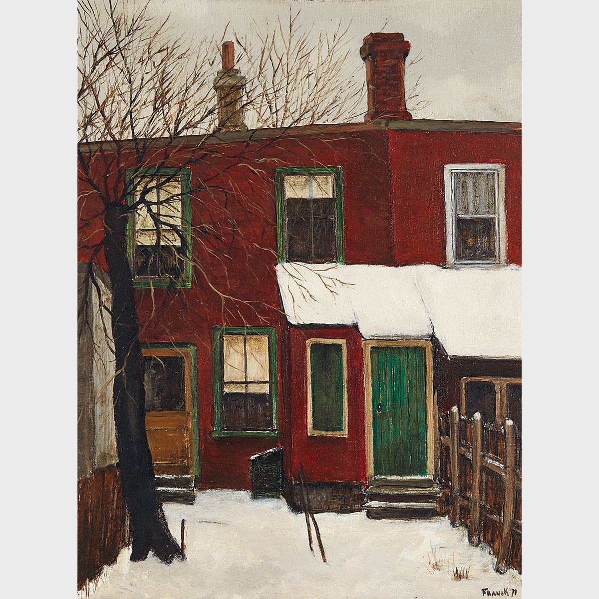 Albert Jacques Franck | Behind Augusta Ave. (1971) | MutualArt