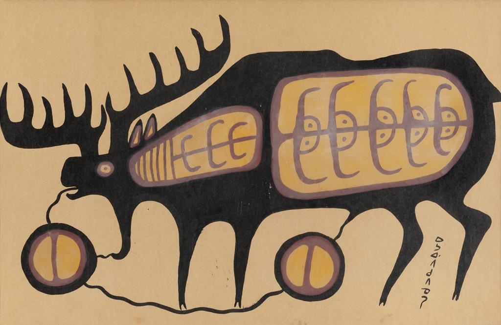 Norval Morrisseau | Moose | MutualArt