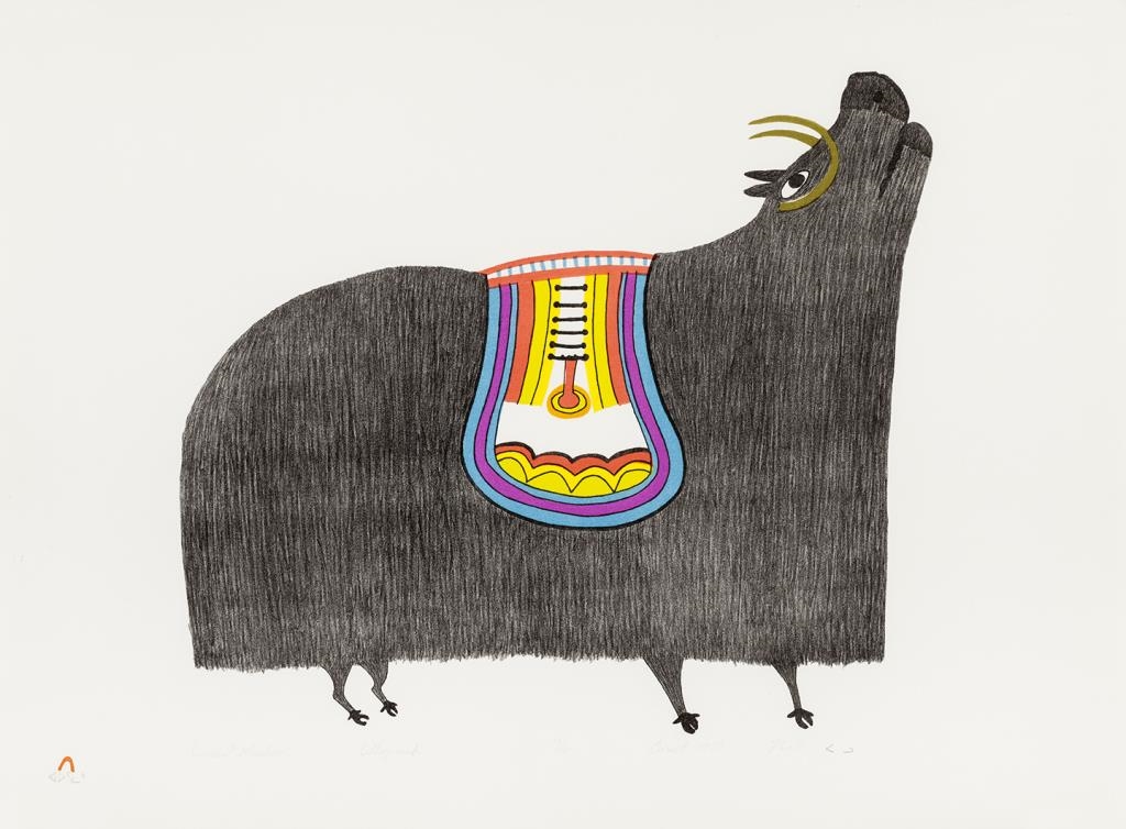 Pudlo Pudlat | Saddled Muskox (1979) | MutualArt