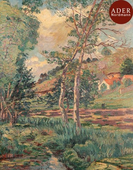 Armand Guillaumin | Paysage de l’Ile-de-France (Circa 1888) | MutualArt