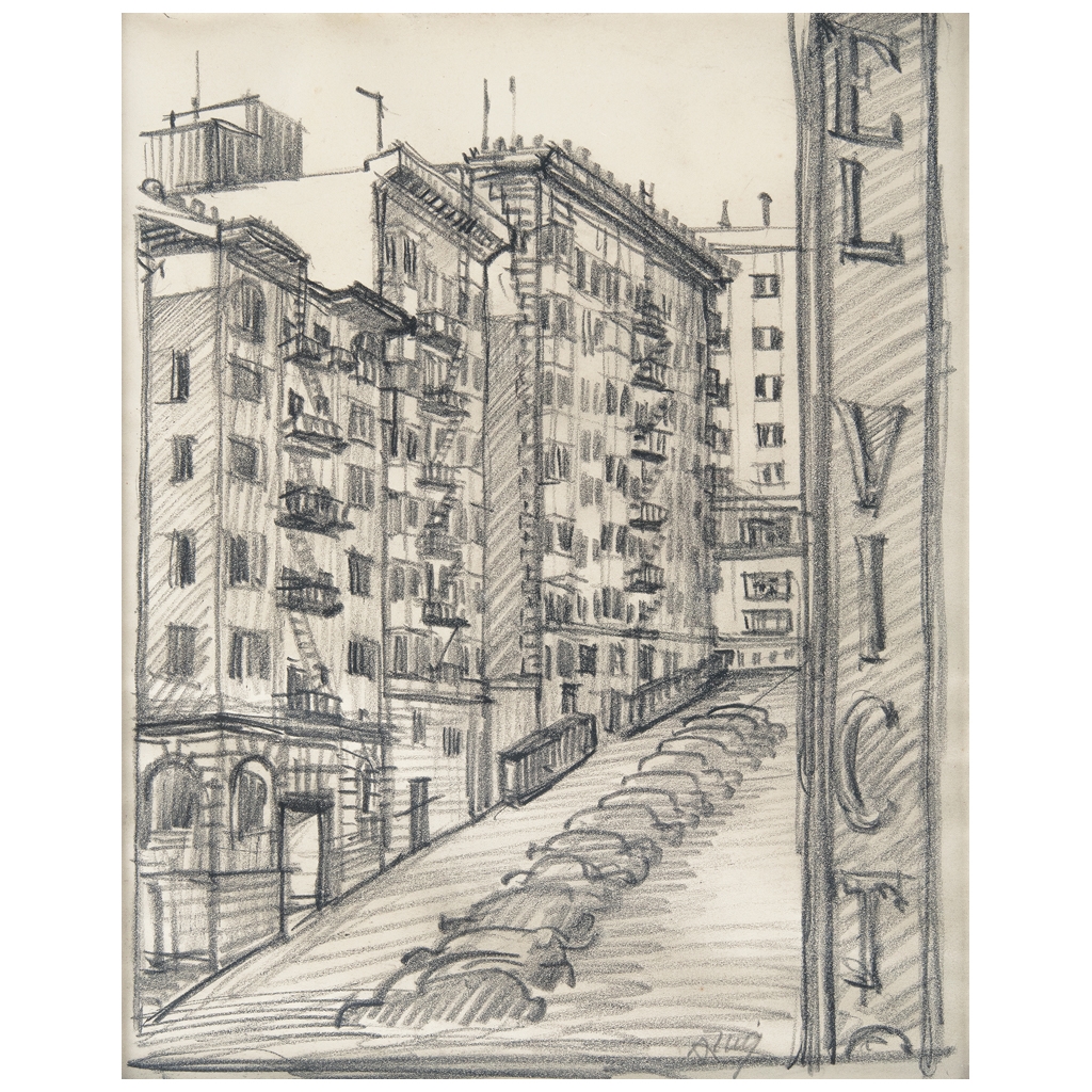 Antonio M. Ruíz | Vista desde la ventana en San Francisco CA (Circa ...