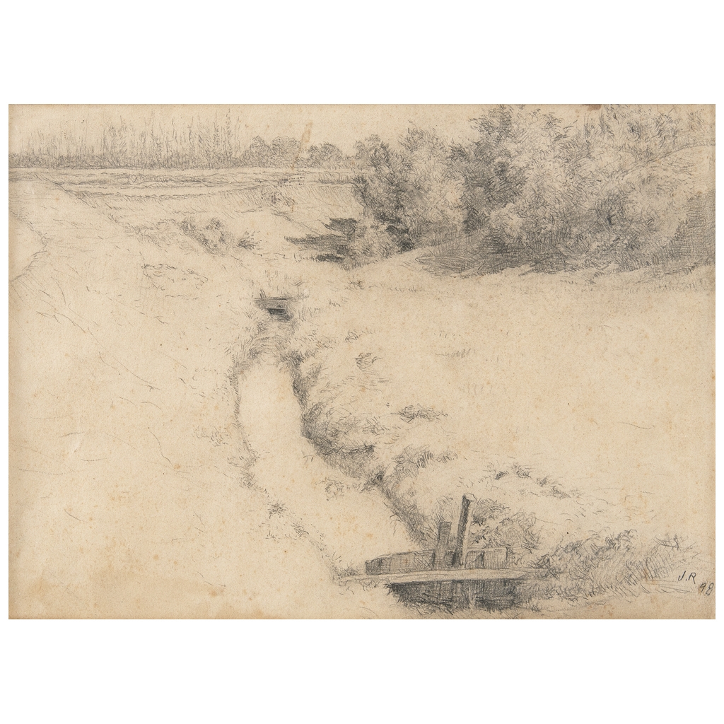 Julio Ruelas | Paisaje (1898) | MutualArt