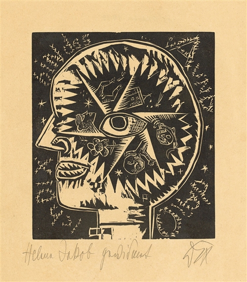 Otto Dix | Ich Dix bin das A und O (1919) | MutualArt