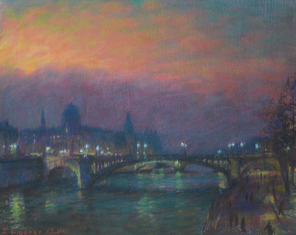 Alexandre Fadeev | Paris nocturne (2007) | MutualArt