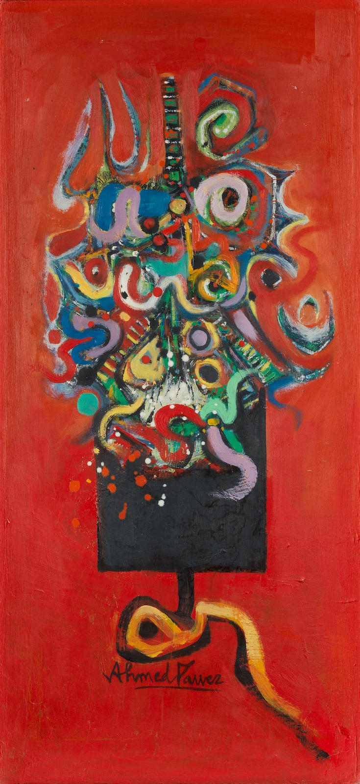 Ahmed Parvez | Untitled (Abstract) (1977) | MutualArt