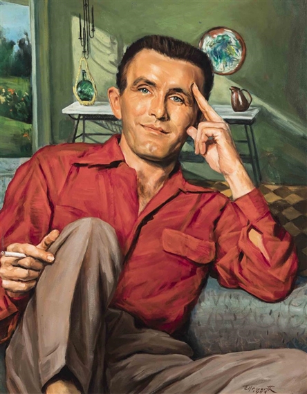 Worth Ellsworth | Portrait of Bill Hawley (Circa 1958) | MutualArt