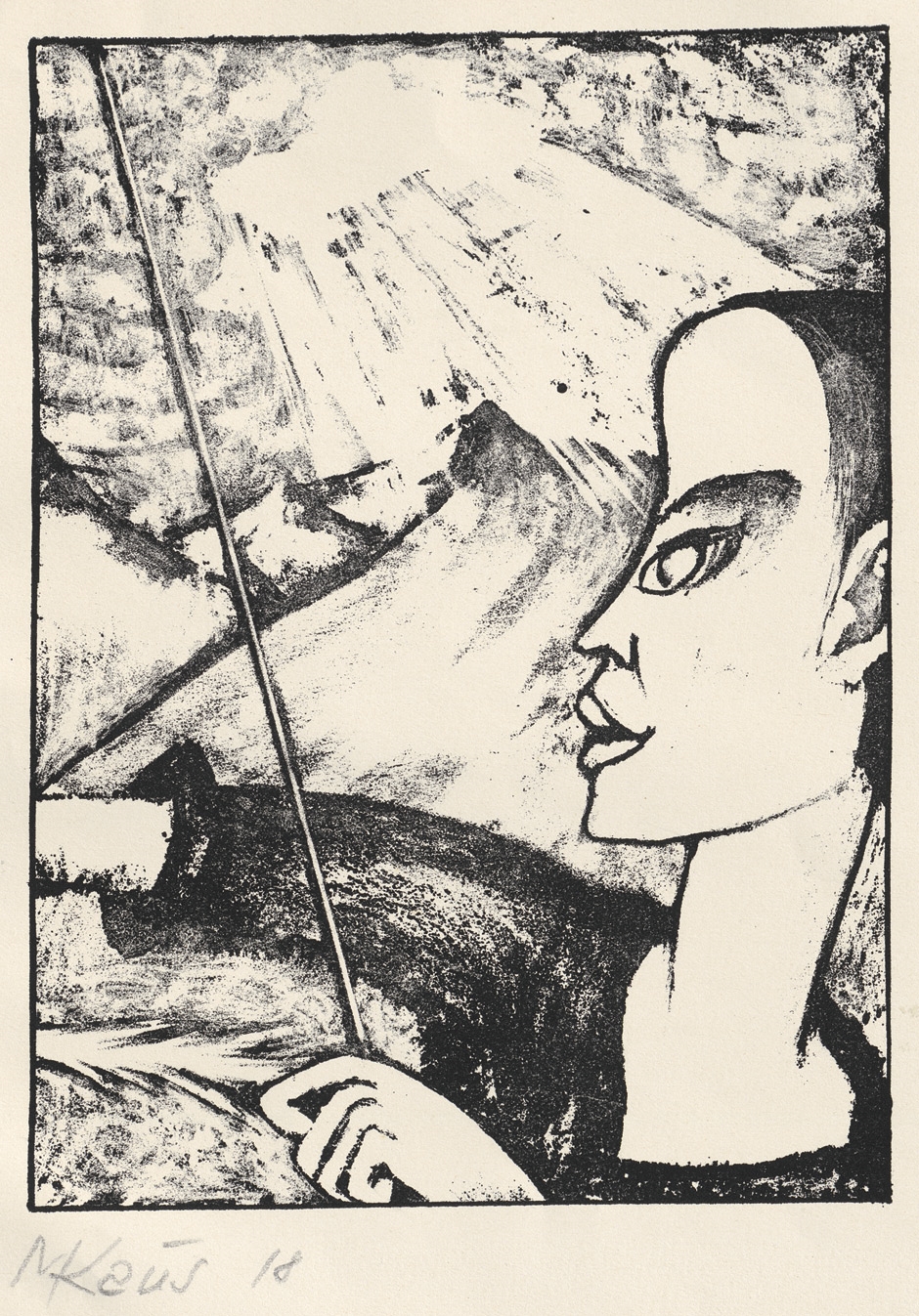 Max Kaus | Ein Wintermorgen (1918) | MutualArt