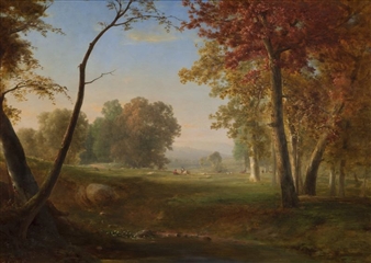 George Inness | Pastoral Landscape (1857) | MutualArt