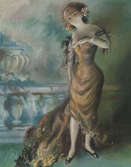 Everett Shinn | The Performer (The Entertainer) (1904) | MutualArt