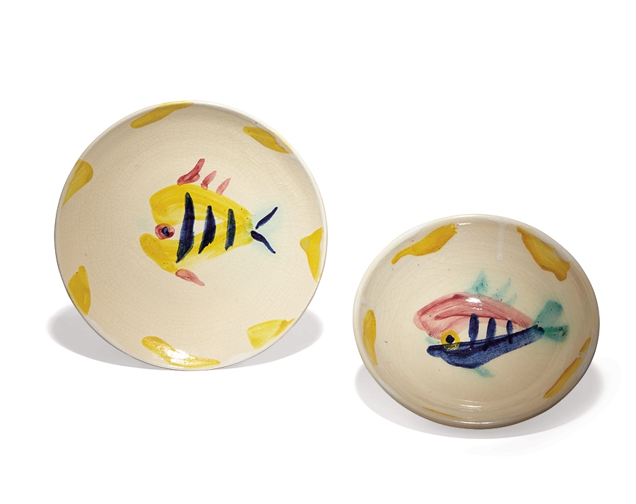 Pablo Picasso | Fish Service Plate and Bowl (2) (1947) | MutualArt